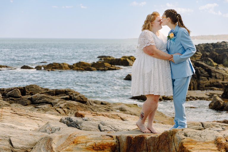 NICOLE + PAIGE | INTIMATE WEDDING IN SOUTH PORTLAND